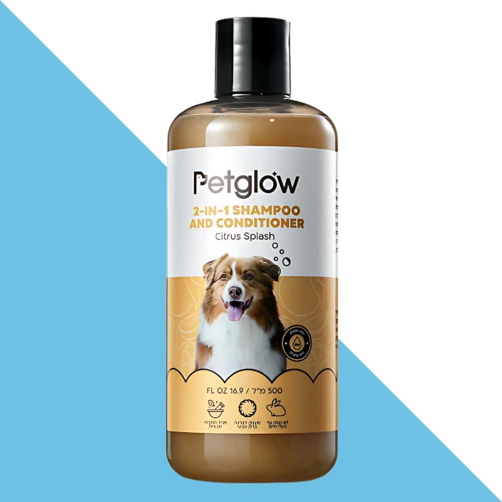 שמפו+מרכך לכלבים פט גלואו בניחוח הדרים 500 מ"ל PetGlow - ג'אנגו