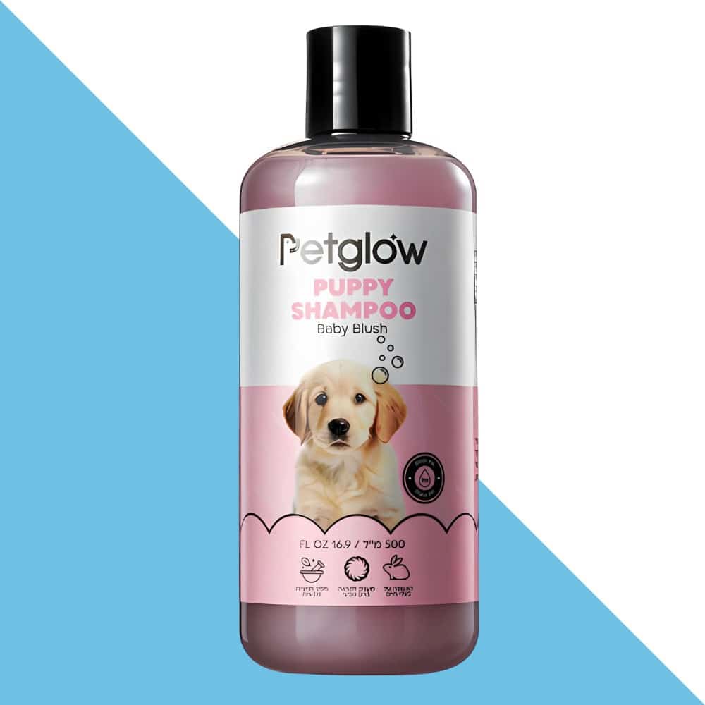 שמפו לגורי כלבים פט גלואו טלק תינוקות 500 מ"ל PetGlow - ג'אנגו